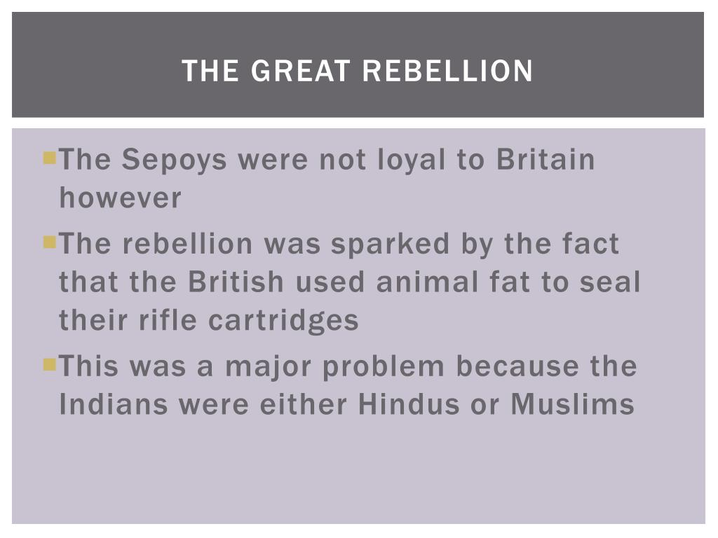 PPT - Sepoys , Mugals , and the British in India PowerPoint ...