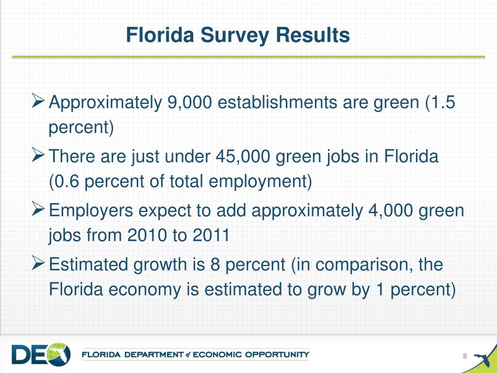 PPT - SHADES OF GREEN Growing Green Jobs for Florida PowerPoint ...