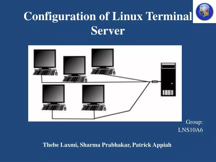 PPT - Configuration of Linux Terminal Server PowerPoint Presentation ...