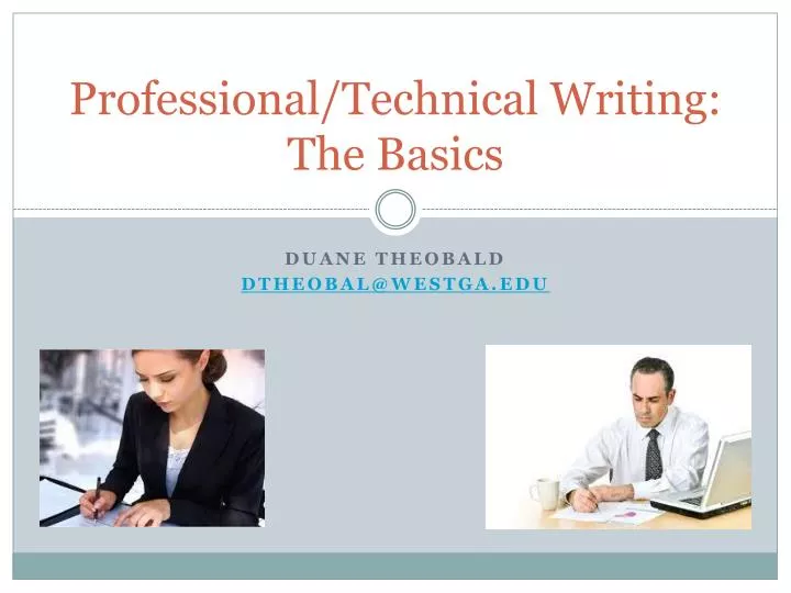 PPT - Professional/Technical Writing: The Basics PowerPoint Presentation - ID:1654905