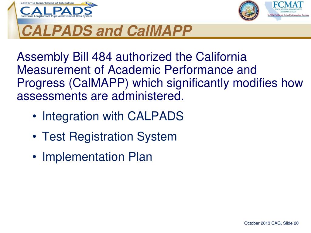 PPT - California Department of Education California School Information ...