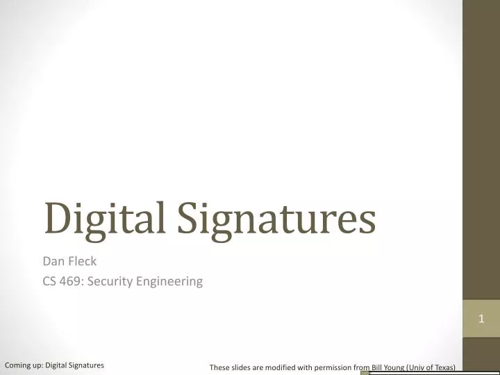 PPT - Digital Signatures PowerPoint Presentation, free download - ID ...