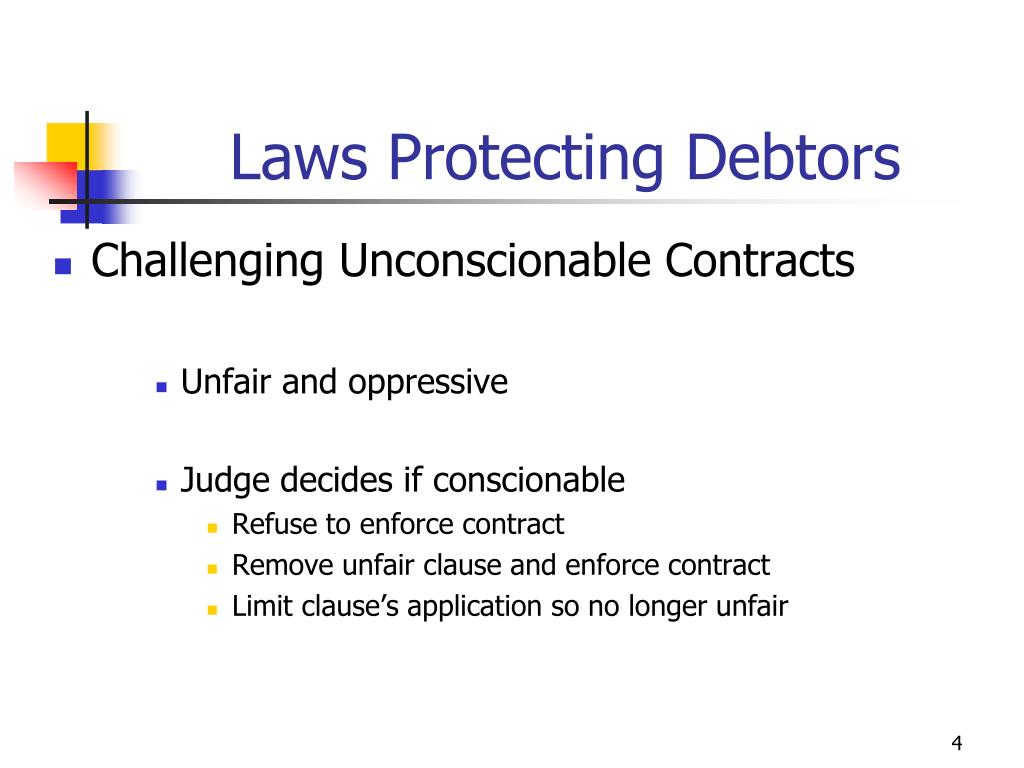 PPT - Laws Protecting Debtors/Creditors and Bankruptcy PowerPoint ...