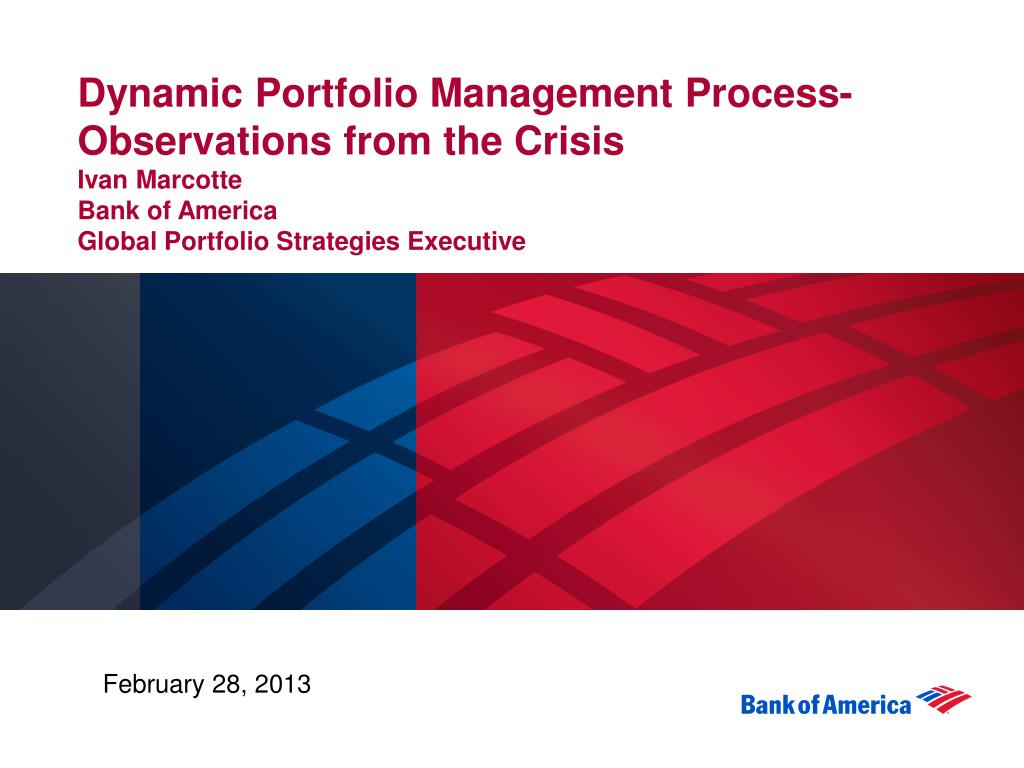 PPT - Dynamic Portfolio Management Process-Observations from the Crisis ...