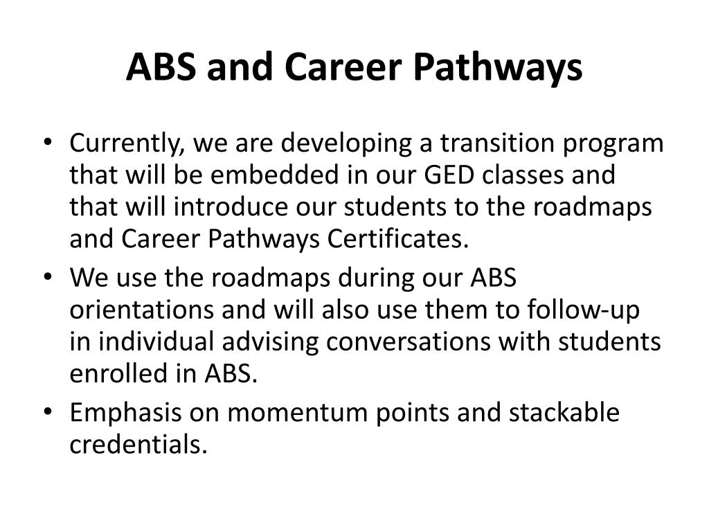 PPT - Milestones & Momentum Points To An Associates Degree: Career ...
