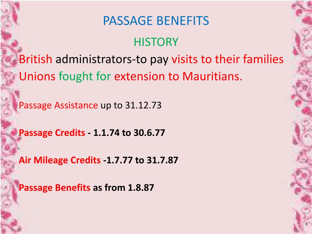 PPT - Evolution of HR Conditions of Service in Mauritius PowerPoint ...