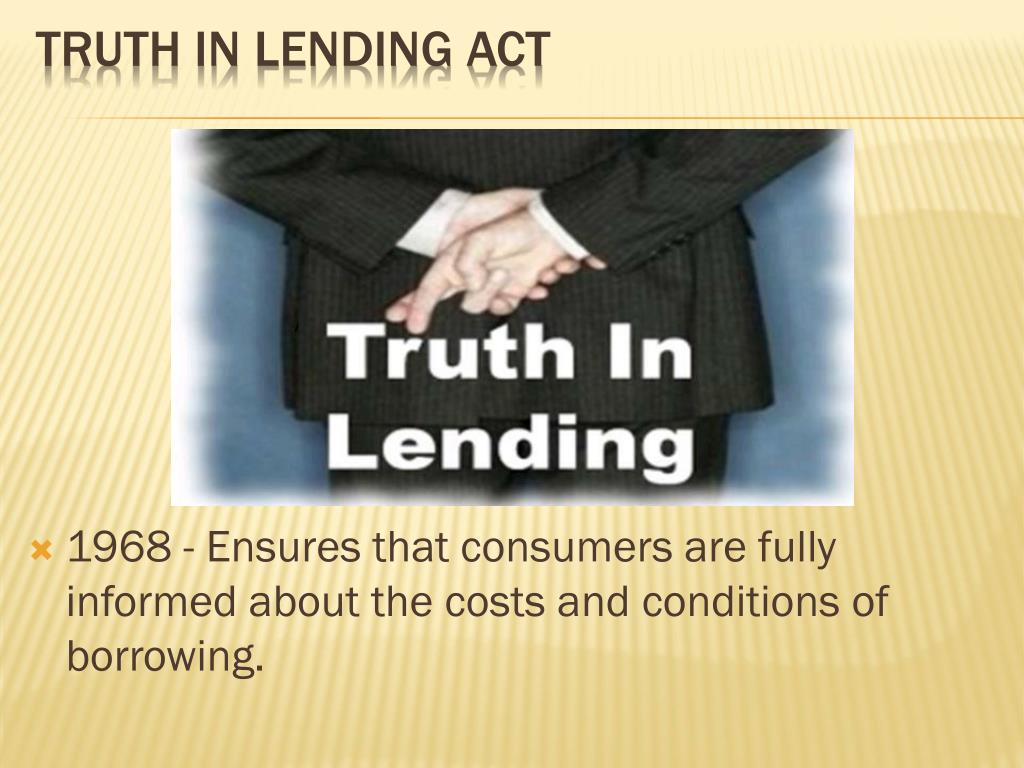 PPT - Government regulation of credit PowerPoint Presentation, free ...
