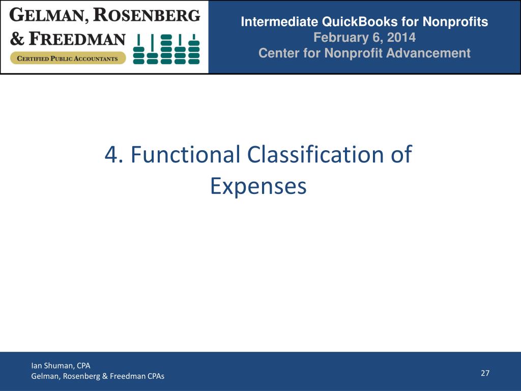 PPT - Ian Shuman, CPA Partner, Gelman, Rosenberg & Freedman CPAs ...