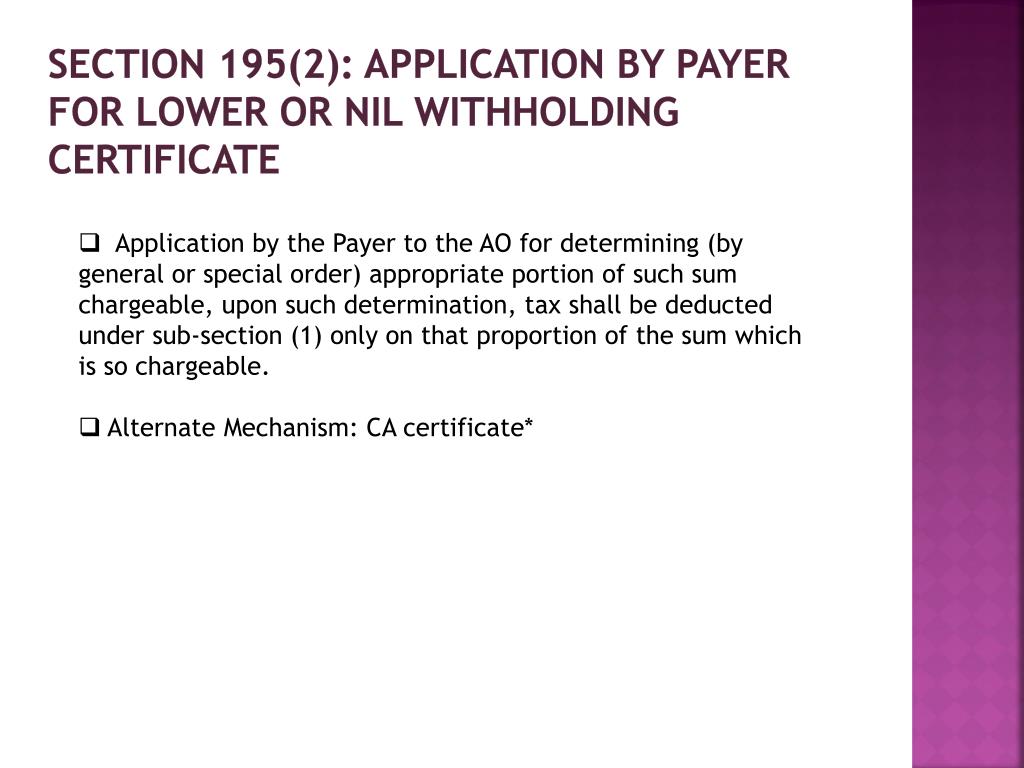 PPT - Withholding Tax on Foreign Remittances under Section 195 of ...