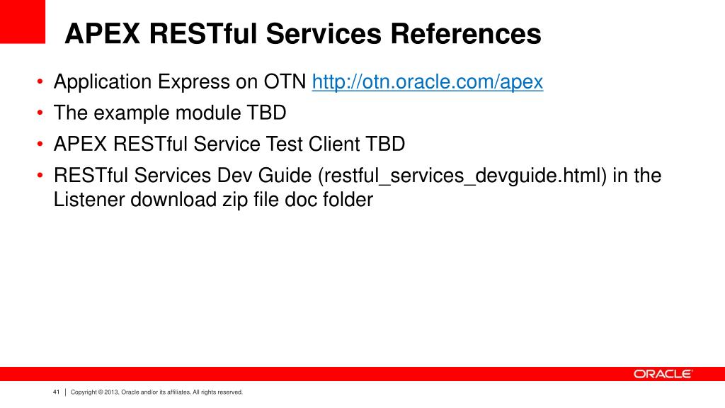 Ppt Implementing Restful Web Services With Oracle Application Express Powerpoint Presentation