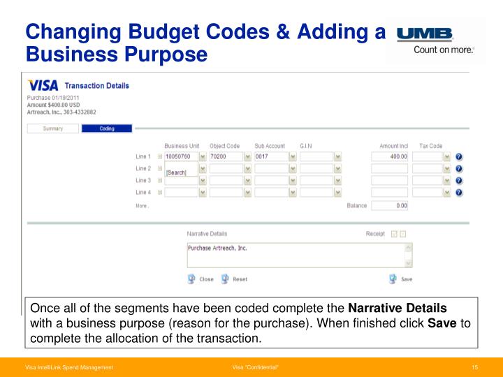 PPT - Visa IntelliLink Spend Management PowerPoint Presentation - ID ...