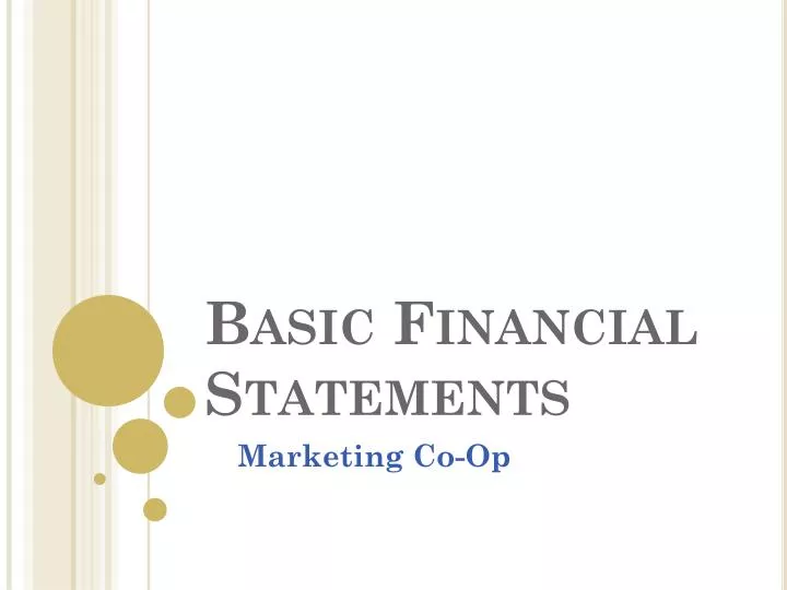 PPT - Basic Financial Statements PowerPoint Presentation, free download ...