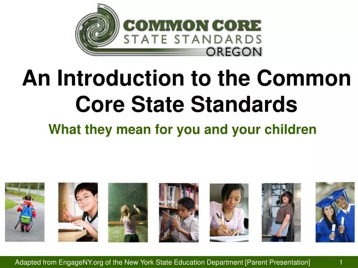 PPT - An Introduction to the Common Core State Standards PowerPoint ...