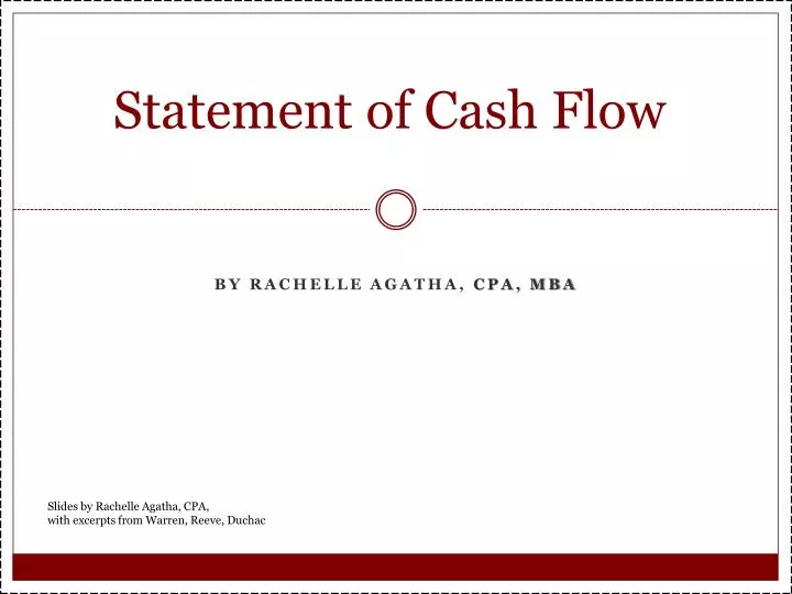 PPT - Statement of Cash Flow PowerPoint Presentation, free download ...
