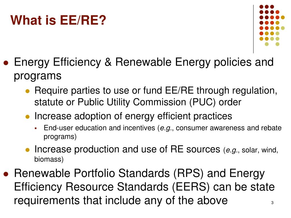 PPT - Energy Efficiency (EE) & Renewable Energy (RE) in SIPs – EPA’s ...