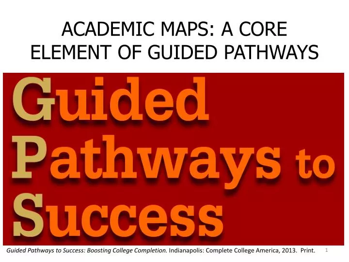 PPT - ACADEMIC MAPS: A CORE ELEMENT OF GUIDED PATHWAYS PowerPoint ...