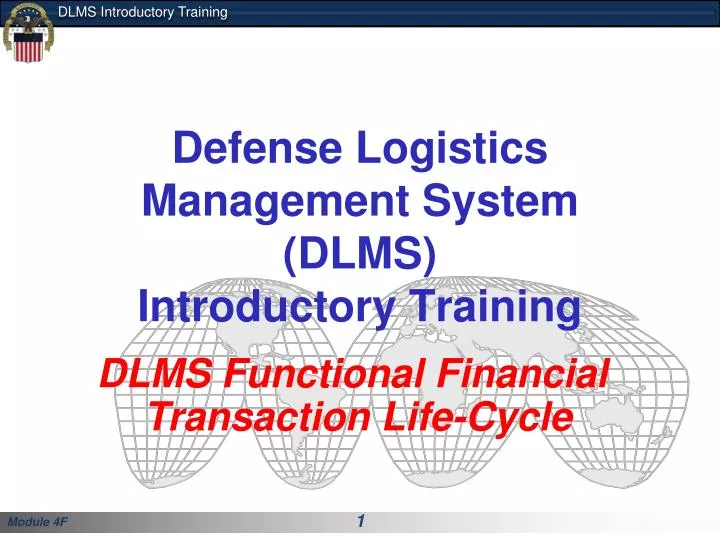 PPT - Defense Logistics Management System (DLMS) Introductory Training ...
