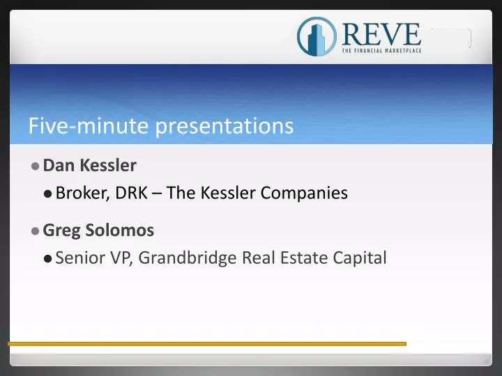 PPT - Five-minute presentations PowerPoint Presentation, free download ...