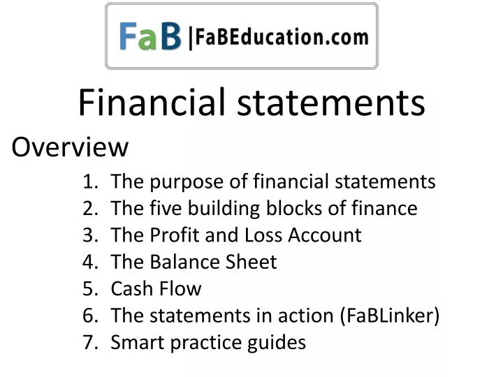 PPT - Financial statements PowerPoint Presentation, free download - ID ...