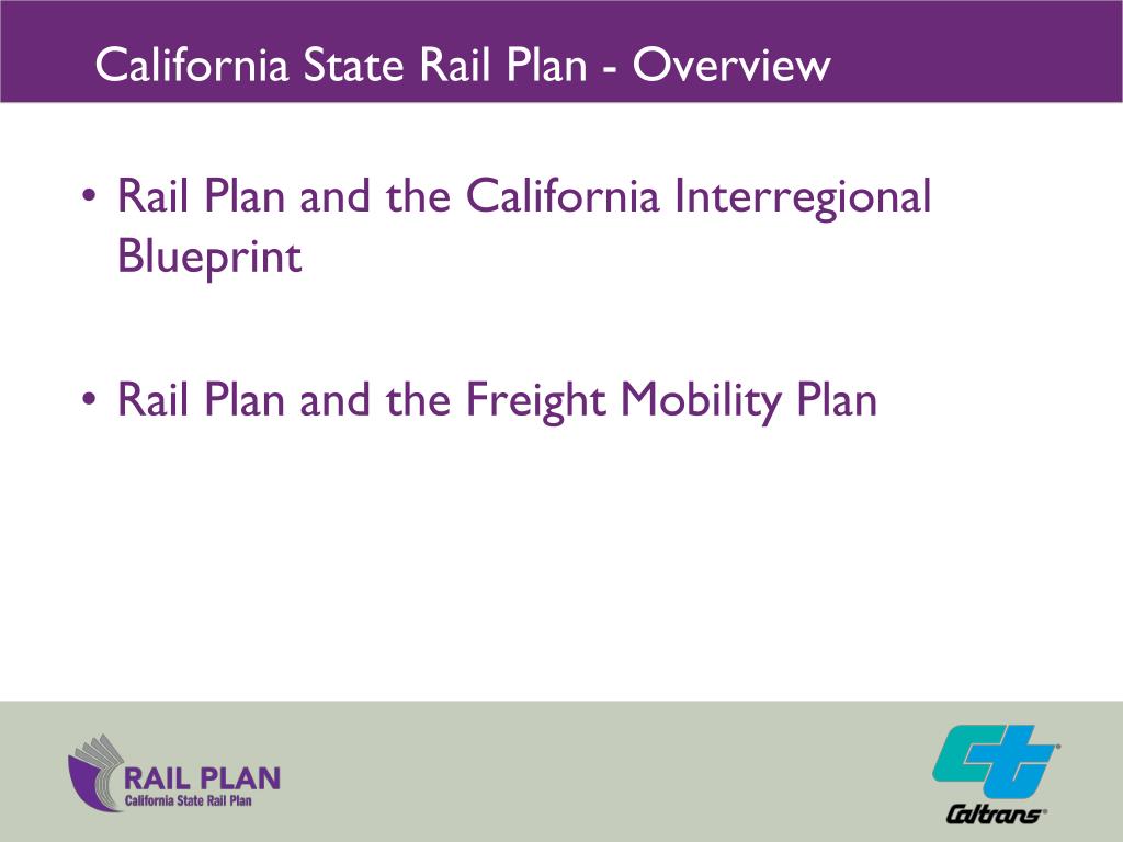 PPT - Nathan Smith Co-Project Manager California State Rail Plan March ...