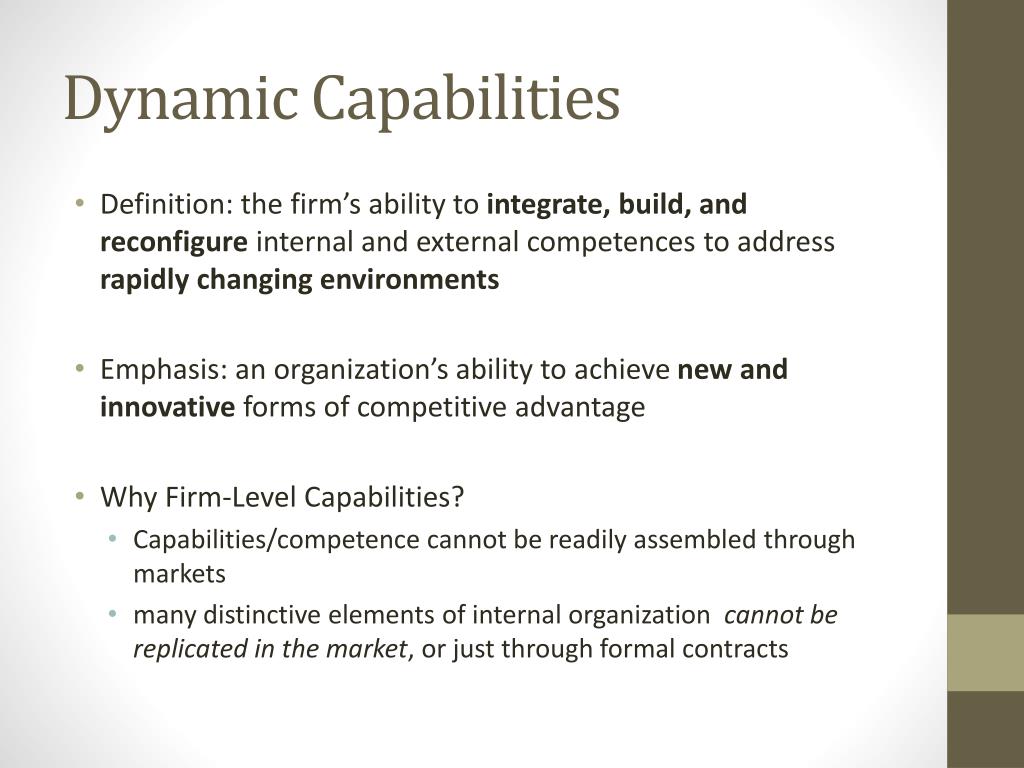 PPT - Dynamic Capabilities and Strategic Management PowerPoint ... PPT - Dynamic Capabilities and Strategic Management PowerPoint ...