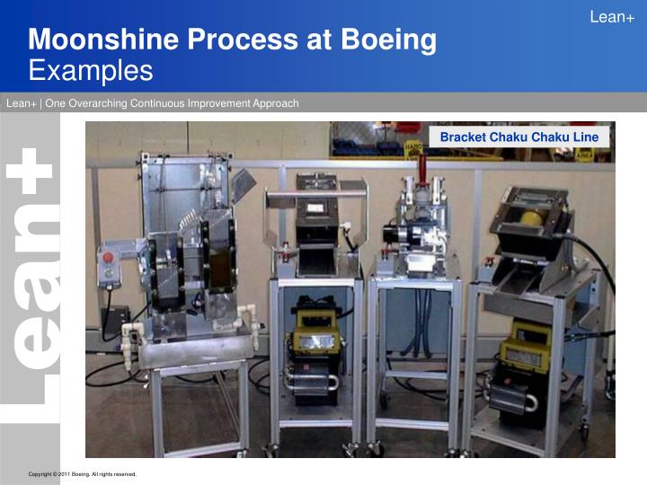 PPT - Moonshine Process at Boeing – Focus on Function, Flow & Equipment ...