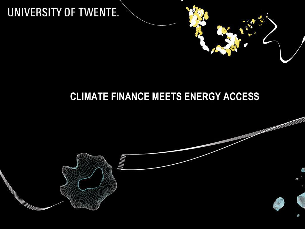 PPT - Climate Finance & Energy Access: Key Strategies for Sustainable ...