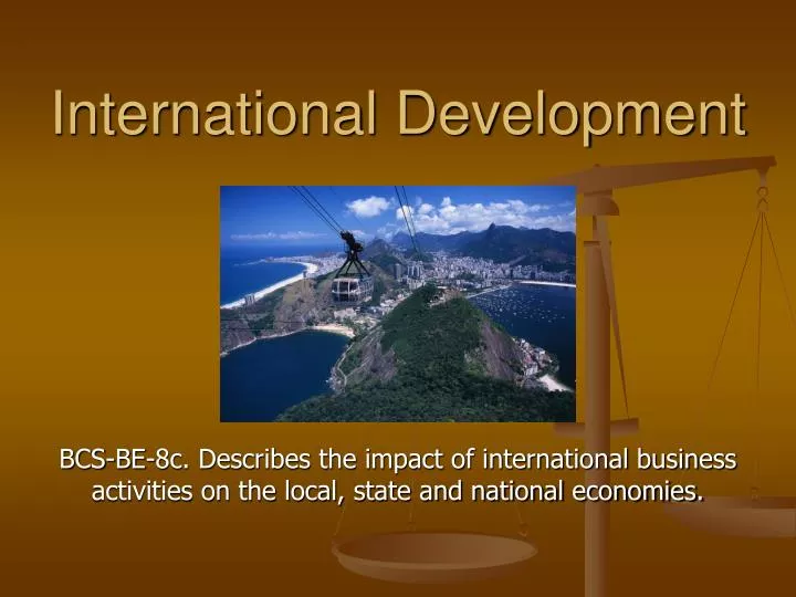 PPT - International Development PowerPoint Presentation, free download ...