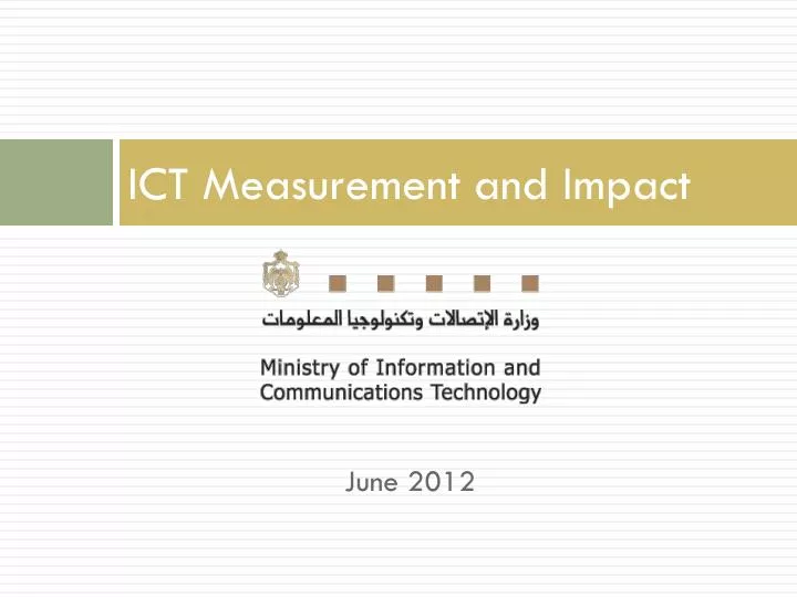 PPT - ICT Measurement and Impact PowerPoint Presentation, free download ...