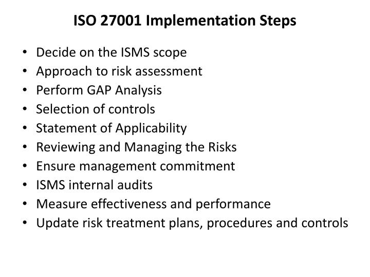 PPT - ISO 27001 Information Security Management System (ISMS ...