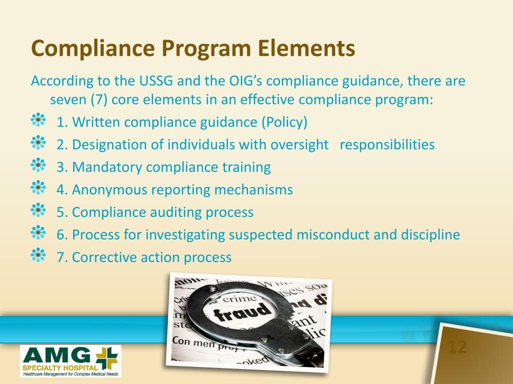 PPT - AMG Compliance Training PowerPoint Presentation, free download ...