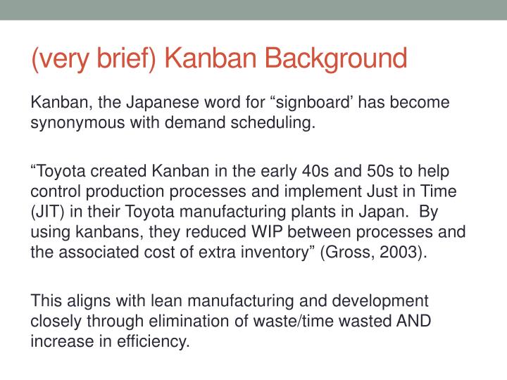 PPT - Kanban PowerPoint Presentation - ID:1660659