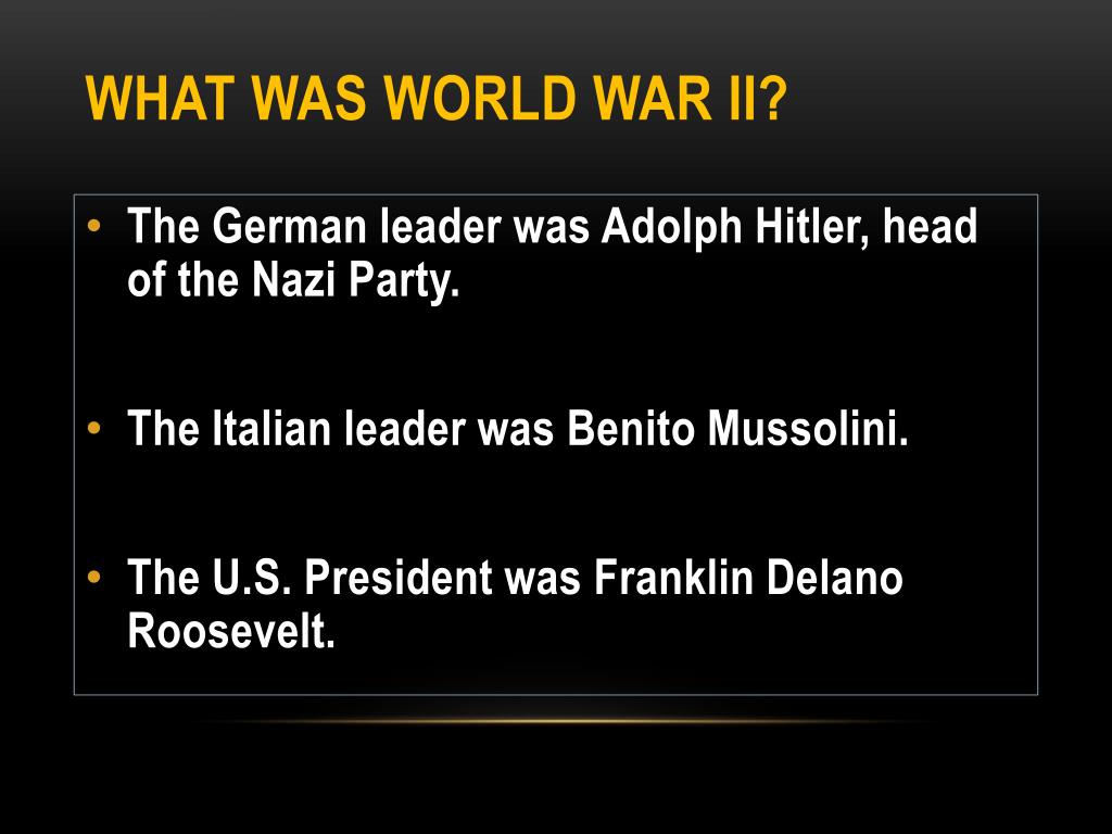 PPT - World War II and its impact on Texas PowerPoint Presentation ...
