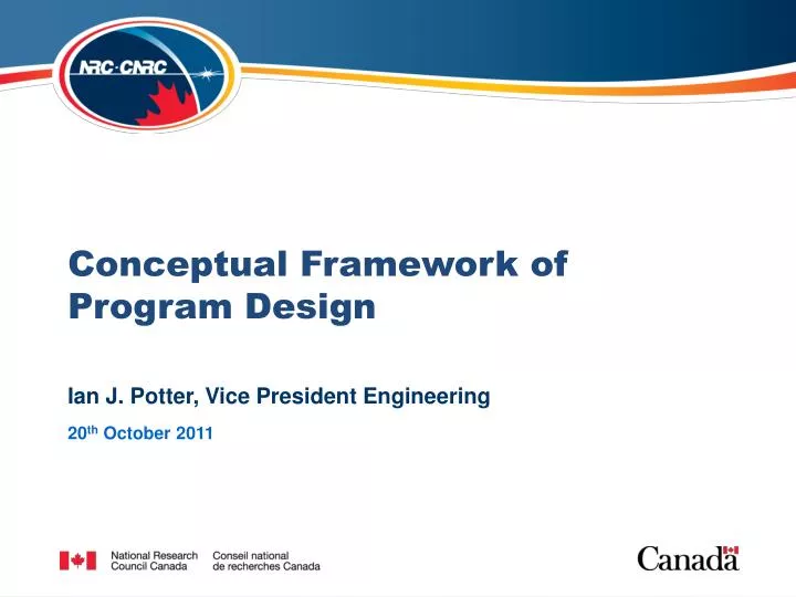 PPT - Conceptual Framework of Program Design PowerPoint Presentation ...