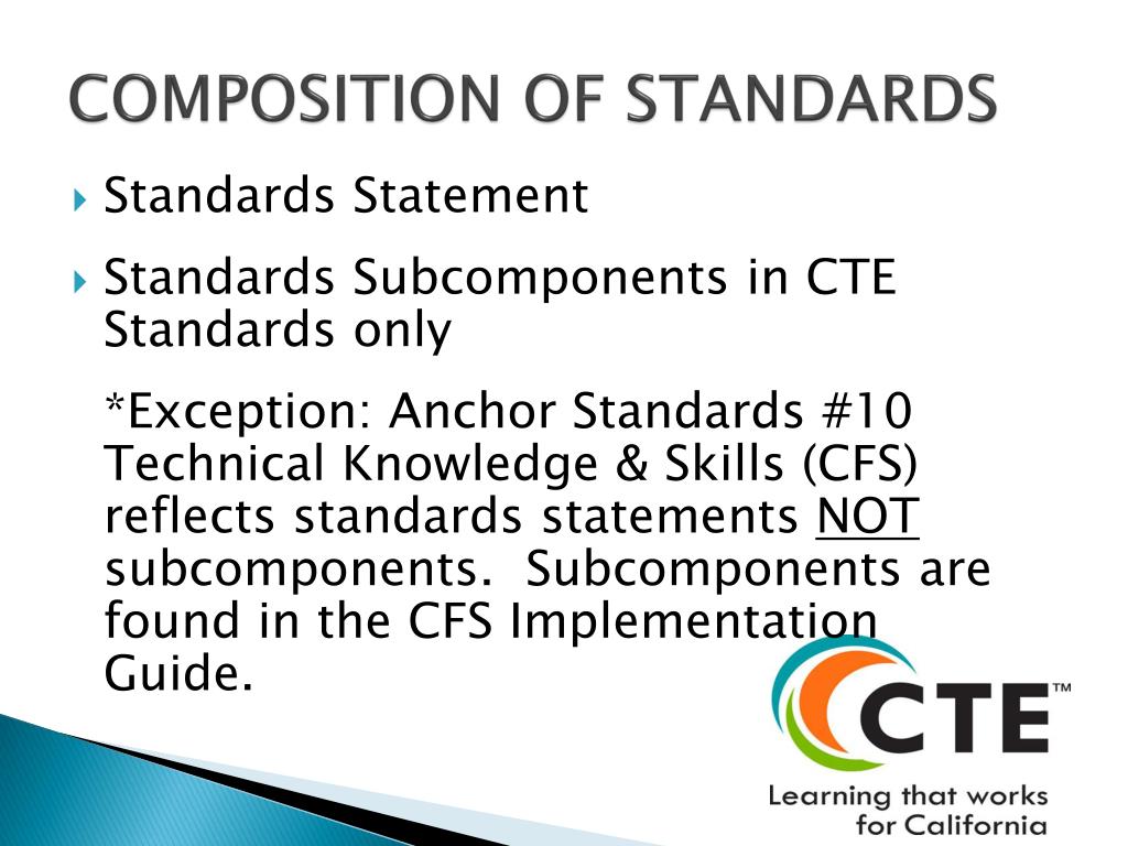 PPT - CTE Model Curriculum Standards Implementation Home Economics ...
