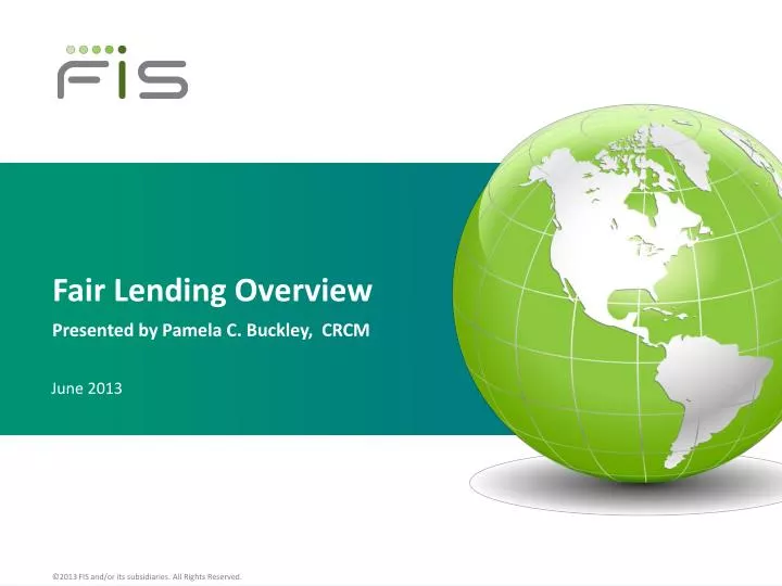 PPT - Fair Lending Overview PowerPoint Presentation, free download - ID ...