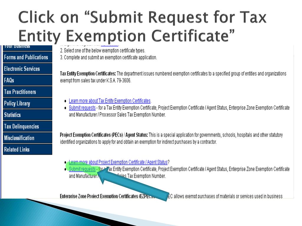 PPT - New Sales Tax Exemption for Kansas Lions Clubs PowerPoint ...