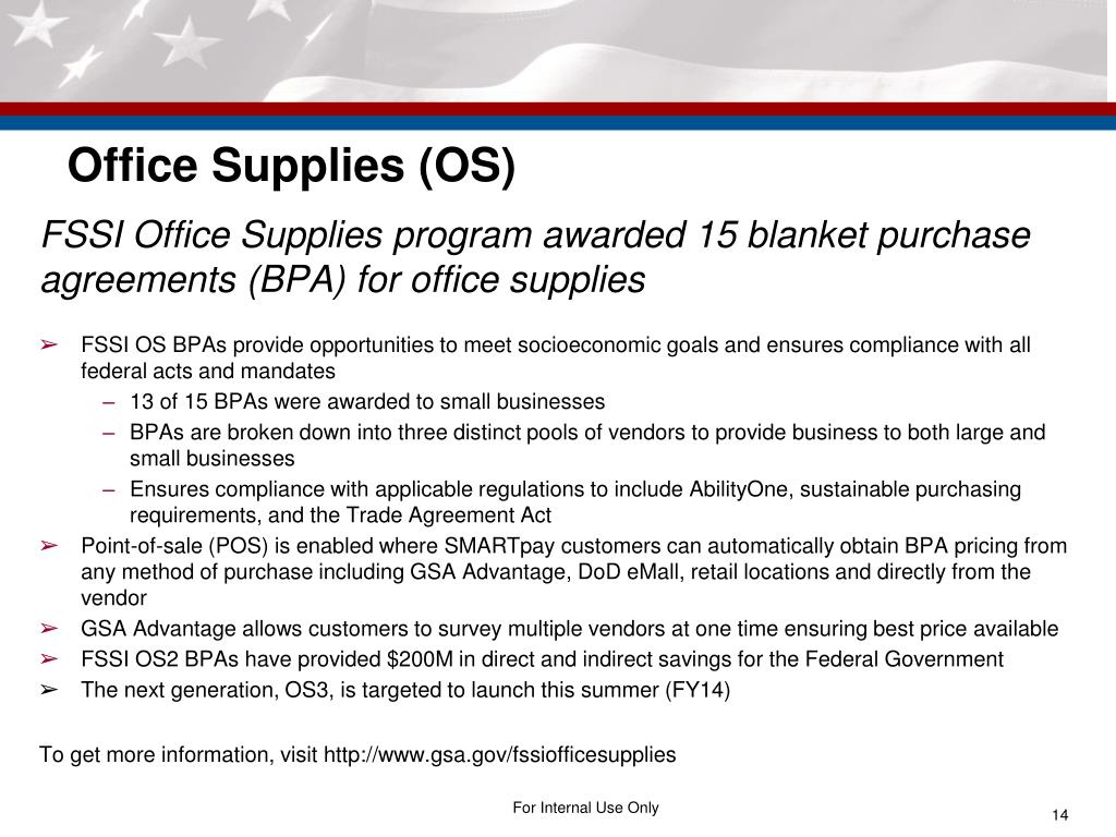 PPT - Federal Strategic Sourcing Initiative (FSSI) PowerPoint ...