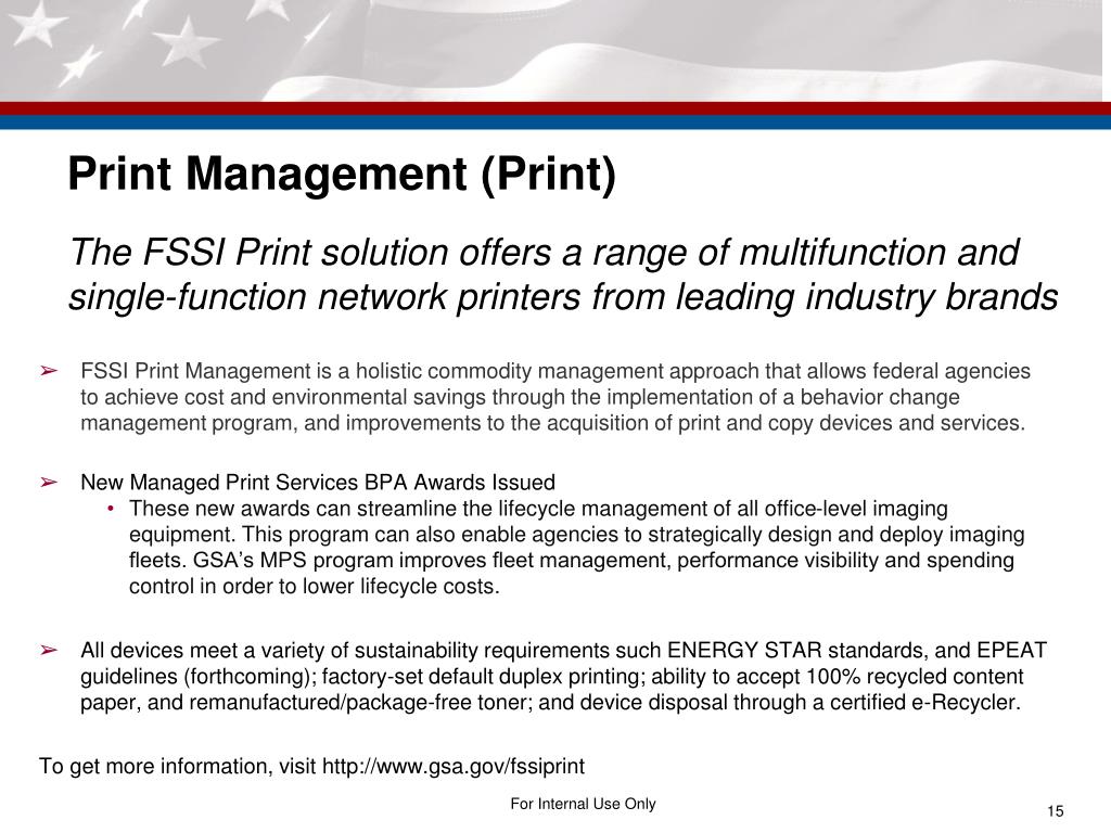 PPT - Federal Strategic Sourcing Initiative (FSSI) PowerPoint ...
