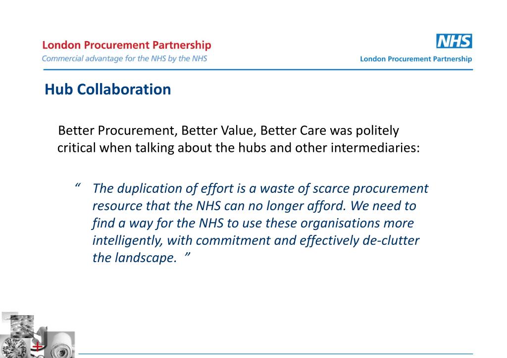 PPT - NHS London Procurement Partnership LPP Member Conference Mick ...