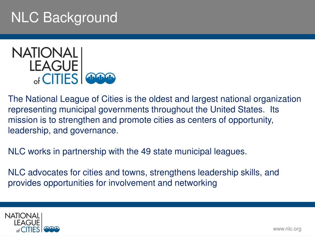 PPT - National League of Cities: CPA TA Provider PowerPoint ...