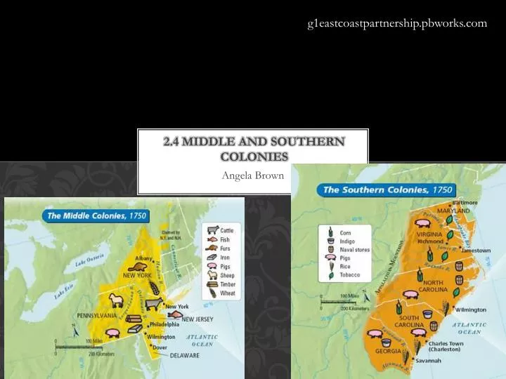 PPT - 2.4 Middle and Southern Colonies PowerPoint Presentation, free ...