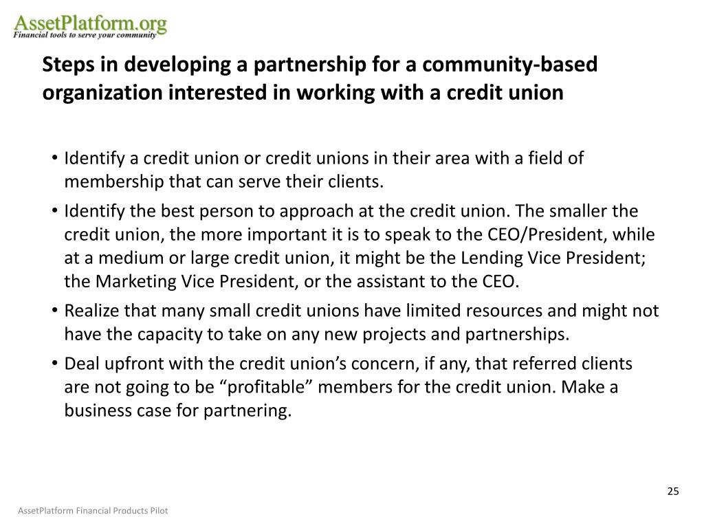 PPT - National Federation of Community Development Credit Unions 2013 ...