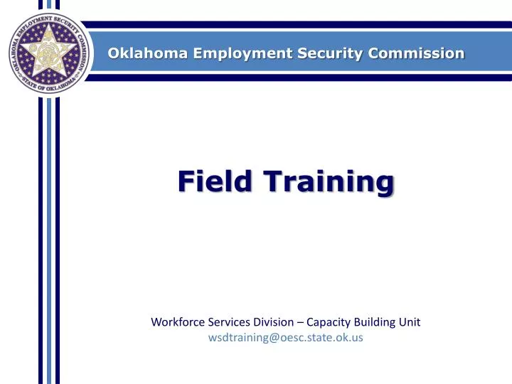 PPT - Oklahoma Employment Security Commission PowerPoint Presentation ...