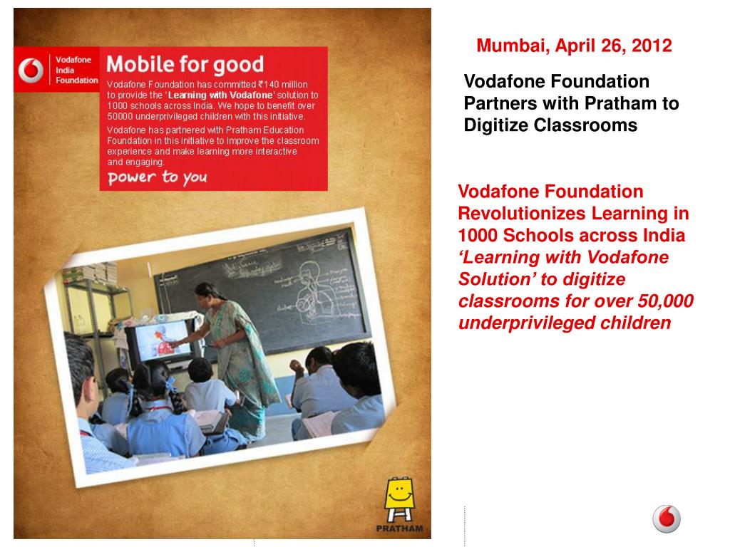 PPT - Learning with Vodafone - In the Classroom and Beyond M-Education ...