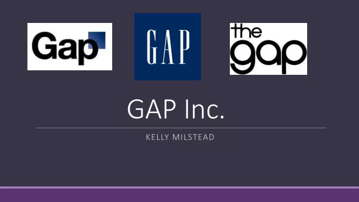 PPT - GAP Inc. PowerPoint Presentation, free download - ID:1662723