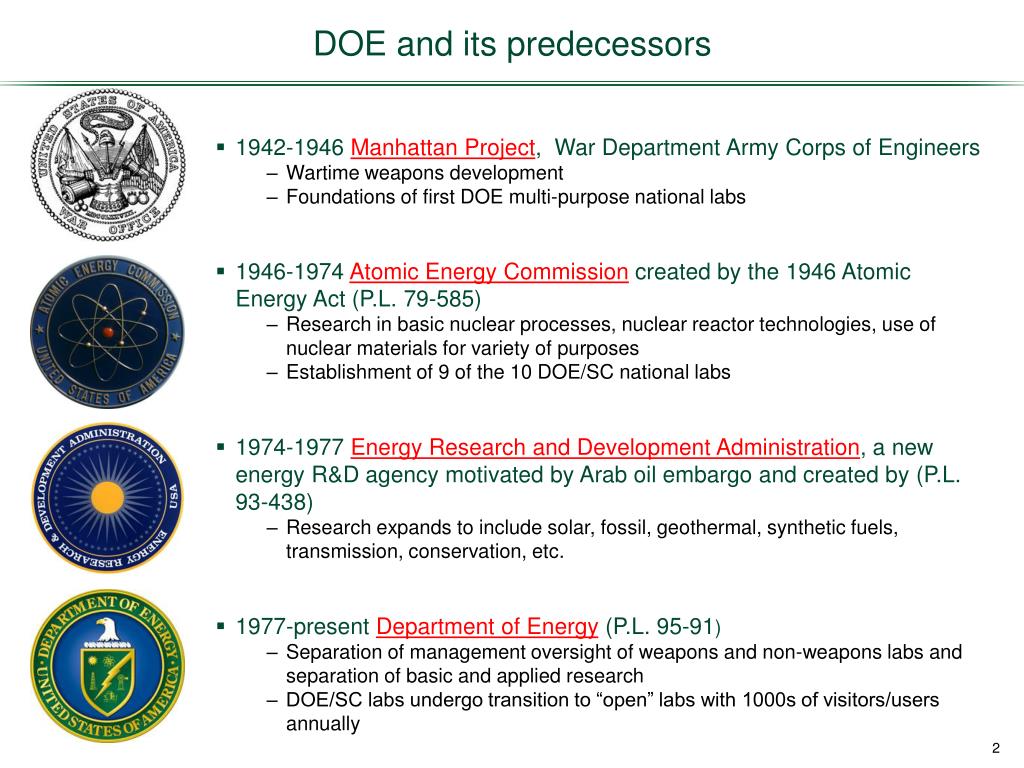 PPT - DOE’s Energy Innovation Hubs Origins, c haracteristics ...