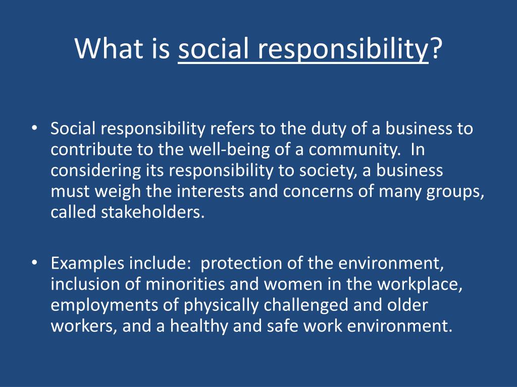PPT - Roles of Business, Corporate Social Responsibility and Ethical ...