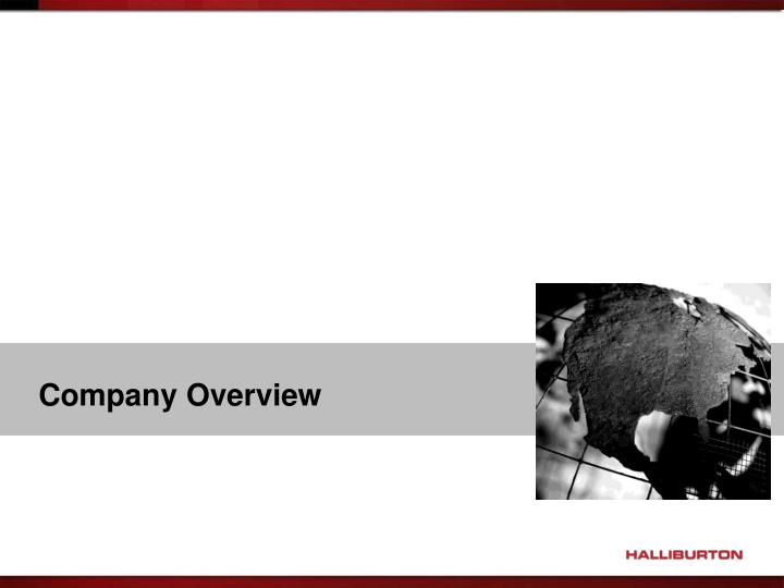 PPT - Halliburton PowerPoint Presentation - ID:1663229