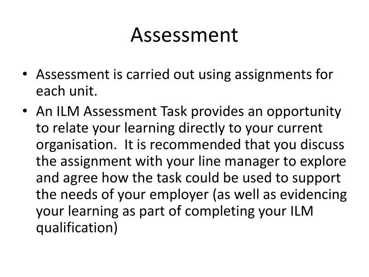 PPT - ILM Level 3 Award or Certificate in Leadership and Management ...
